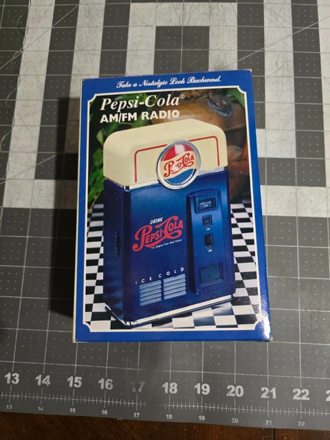 VINTAGE 1998 PEPSI-COLA Vending Machine Am/Fm Transistor Radio £16.68 ...