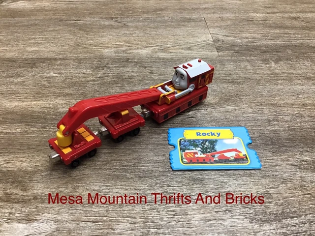THOMAS AND FRIENDS Die-Cast Take N Play Rocky Crane Take Along Red ...
