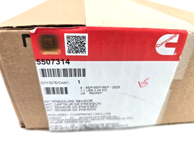 GENUINE CUMMINS AFTERTREATMENT System Differential Pressure Sensor Kit ...