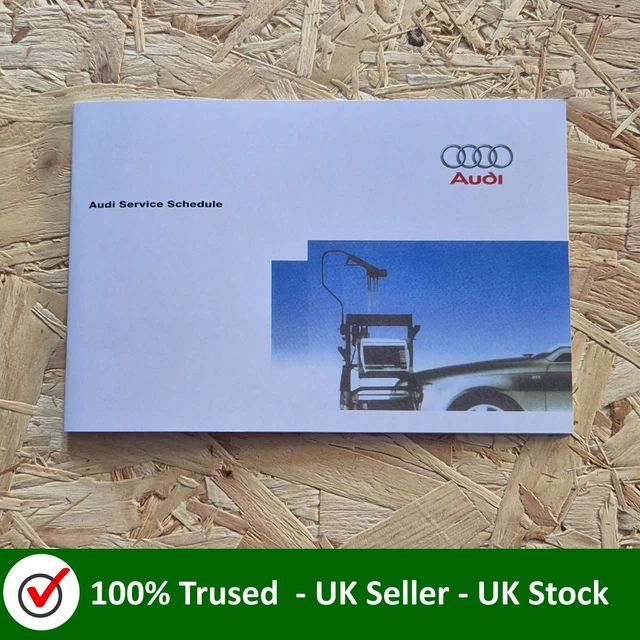 AUDI SERVICE HISTORY Book Genuine Blank All Models A3 S3 A4 S4 A6 A8 Q7 ...