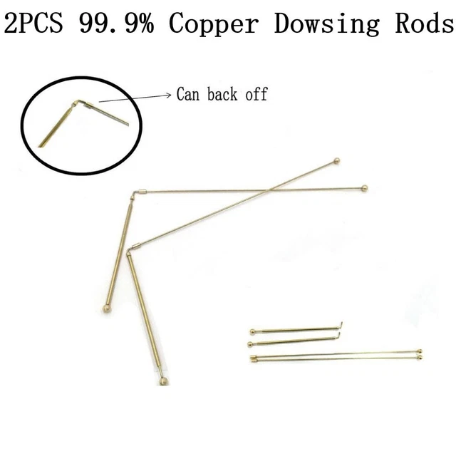 COPPER PRESSURE BAR Probe Rod Set Perfect Tool for Water Dowsing and ...