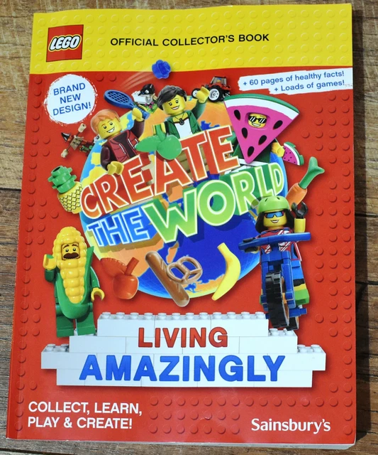 LEGO CREATE THE World Living Amazingly Official Collectors Book & Cards ...