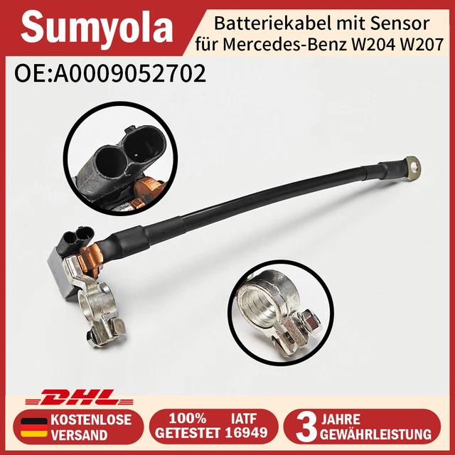 A0009052702 BATTERIEKABEL MIT Sensor Für Mercedes W204/W207/C207/W212 CLS/E EUR 49,99 - PicClick DE