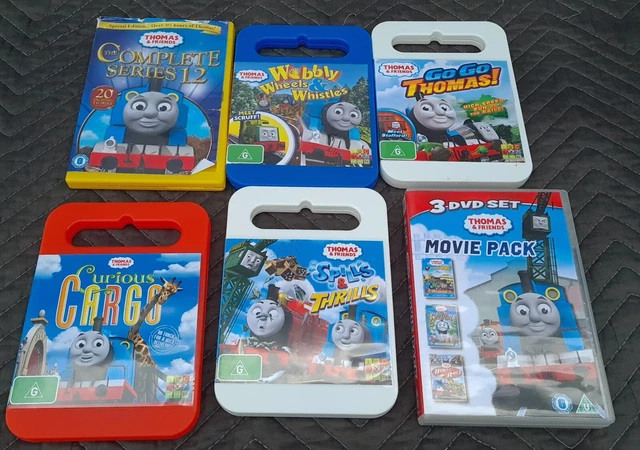THOMAS THE TANK Engine & Friends DVDs Disc Bundle Lot x 6 Includes ...