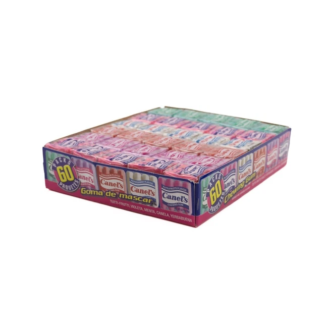 CHICLES CANELS ORIGINAL Chewing Gum Mexican Chicles 5 Flavors 60 Pieces ...