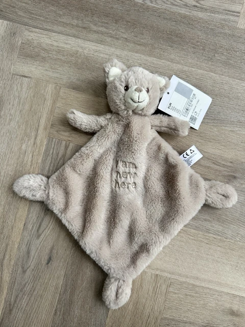 SIMBA BROWN BEAR Comforter i am new here bnwt Soft Toy Plush comfort ...
