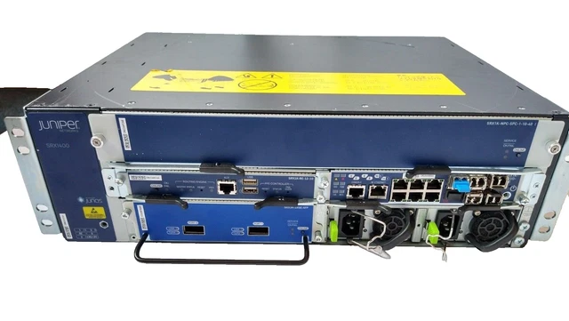 JUNIPER SRX1400 SRX1K-NPC-SPC-1-10-40 SRX1K-RE-12-10 SRX3K-2XGE-XFP ...