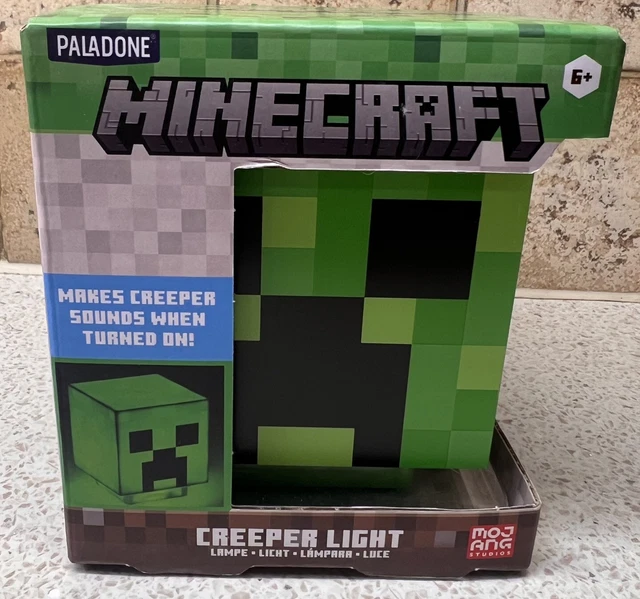 MINECRAFT CREEPER DESK / Night Light with Creeper Sounds £11.87 ...