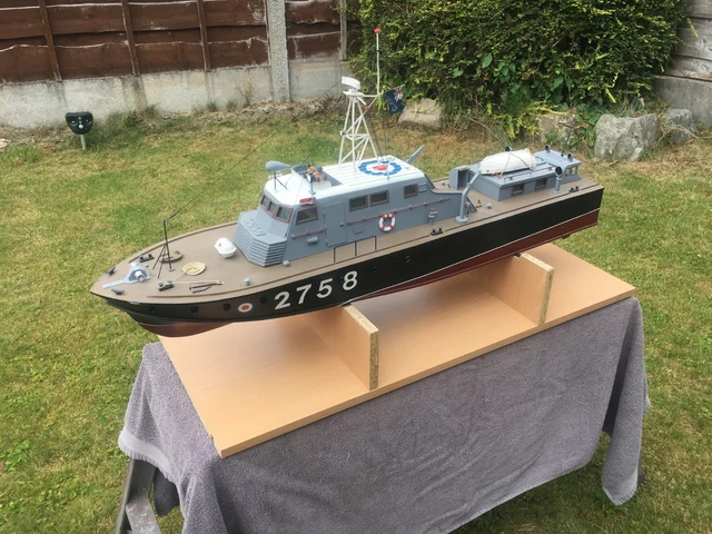 VOSPER RAF TARGET Tow Rescue Launch Radio Controlled Scale Model Boat ...