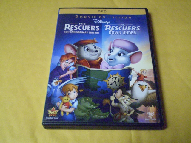 THE RESCUERS / The Rescuers Down Under (2 DVD set, 2012) Disney ...