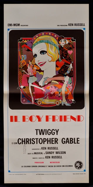 AFFICHE IL BOY Friend Twiggy Christopher Gable Ken Russell Sandy Wilson ...