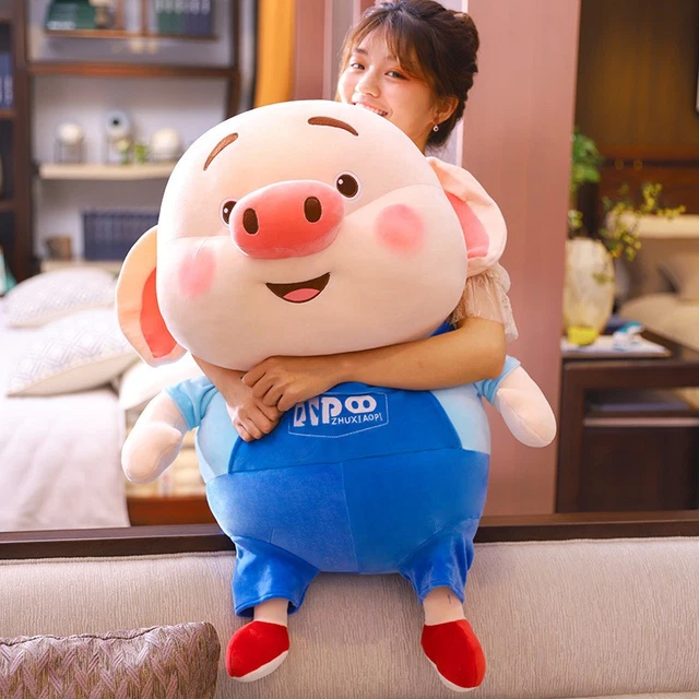 PIG LITTLE POO Plush Toy With Short Plush Fabric For Girls And ...