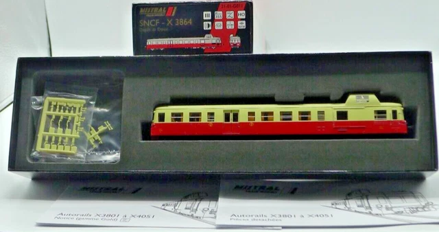 MISTRAL TRAIN MODELS Autorail X3864 Sncf Ref. 21-01-G011 Ho EUR 290,00 ...
