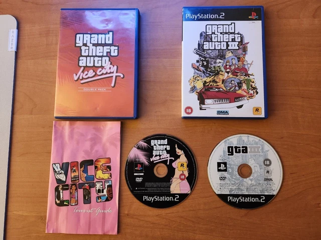 PS2 PLAYSTATION 2 GTA Vice City Double Pack & GTA 3 £7.99 - PicClick UK