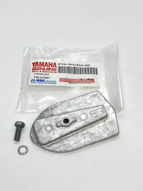 Yamaha Genuine 6c 6d 8c Outboard Lower Unit Gearbox Anode And Bolt 6n0