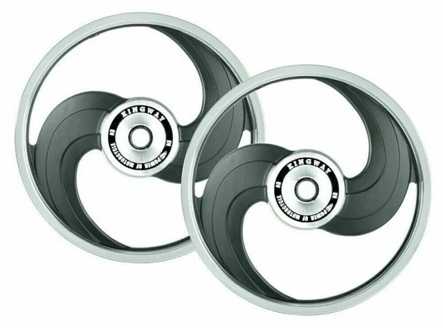 FOR ROYAL ENFIELD Classic Black Alloy Wheel Rim twin blade type £199.22 ...