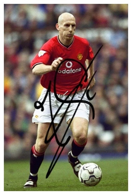 JAAP STAM - MANCHESTER UTD LEGEND - 6x4 Signed Autograph Print PHOTO £2 ...