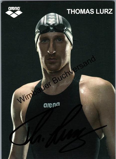 ORIGINAL AUTOGRAMM THOMAS Lurz Weltmeister Schwimmen /// Autogramm ...