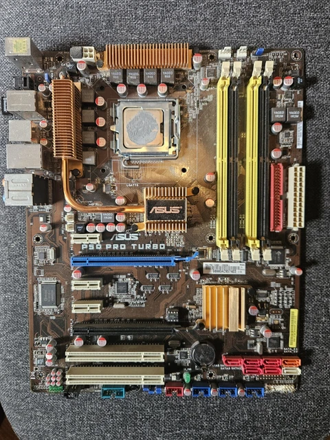 ASUS P5Q PRO TURBO LGA 775 Motherboard WITH INTEL CORE DUO E8400 £0.99 ...