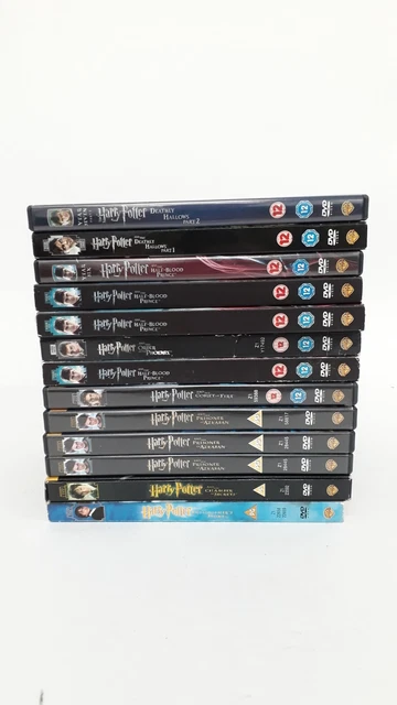 HARRY POTTER FILMS DVD Bundle The Complete Collection Warner Bros ...
