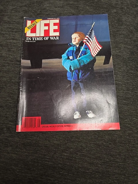 LIFE MAGAZINE &IN TIME OF WAR" February 25, 1991 £2.83 - PicClick UK