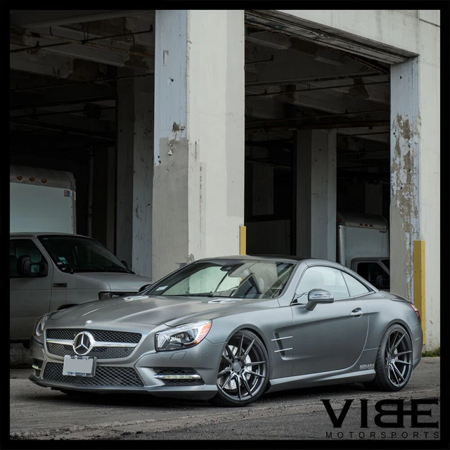 22& ROHANA RFX2 Black Concave Wheels Rims Fits Mercedes W216 Cl550 Cl55 ...