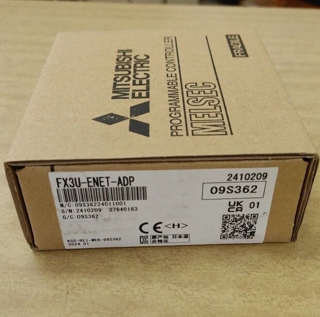 MITSUBISHI FX3U-ENET-ADP ETHERNET Interface Block PLC Module NEW $108. ...