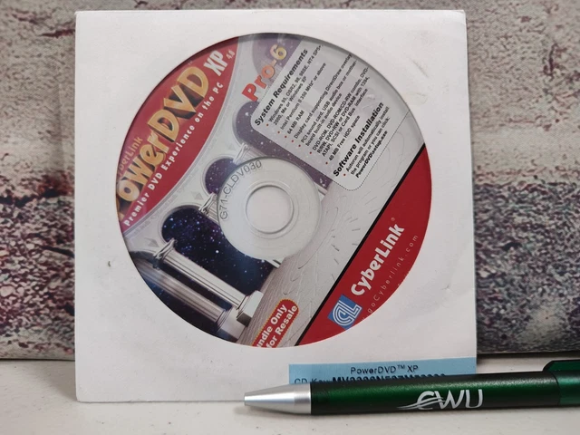 CYBERLINK POWER DVD 4.O FOR WINDOWS 95, 98, XP, With Key £5.99 ...
