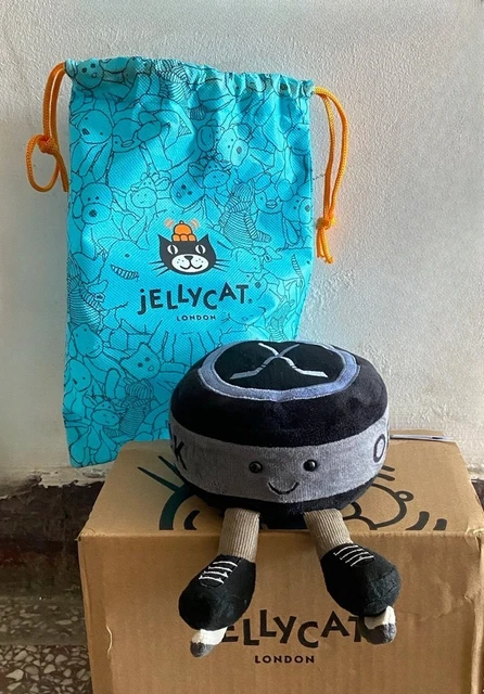JELLYCAT AMUSEABLE CUTE Hockey Puck,10cm Soft Toy - BNWT New with Tag ...