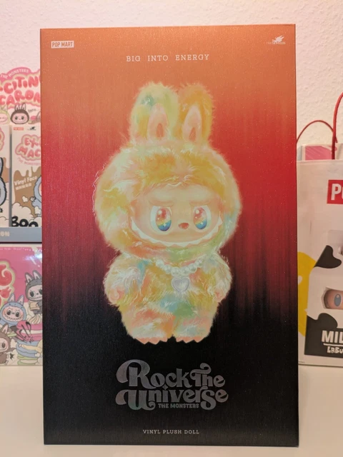 ORIGINAL POP MART Labubu The Monsters Big into Energy ROCK THE UNIVERSE ...