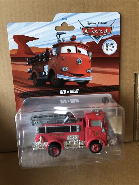 DISNEY CARS DIECAST - Red - The Fire Truck - Deluxe - New 2022 Card £17 ...