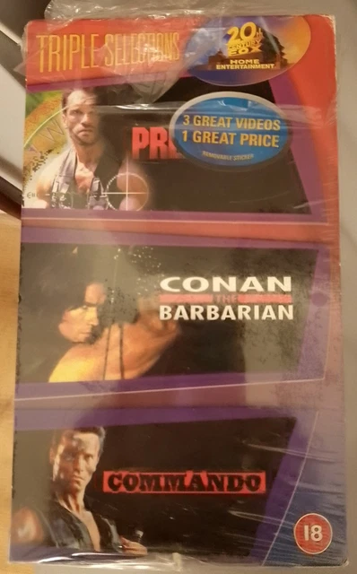 TRIPLE ARNOLD SCHWARZENEGGER Collection vhs new £4.87 - PicClick UK