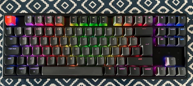 KEYCHRON K8 BLUETOOTH Mechanical RGB Backlit Keyboard, Ten-keyless ...