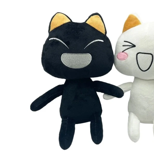 TORO CAT PLUSH Toy 28cm Black Soft Cartoon Animal Doll Gifts Anime ...