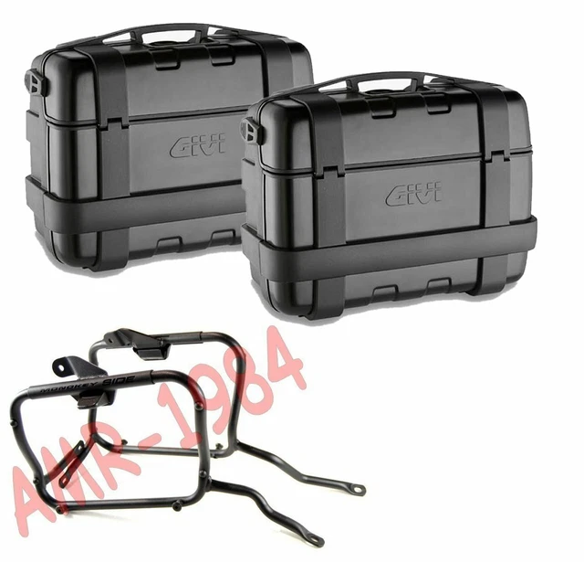 SET VALISES GIVI Trekker TRK33B Noir Honda CRF1100L Africa Twin + PLO1179MK EUR 808,92 - PicClick FR