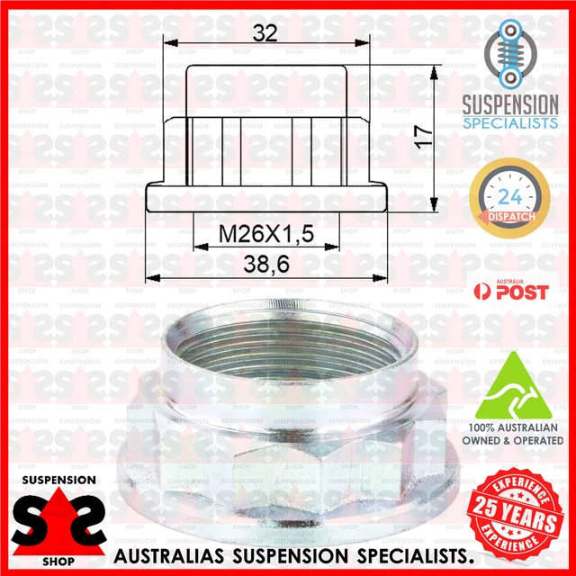 NUT, STUB AXLE Suit MERCEDES-BENZ E-Class E 200 Kompressor (211.042) E ...