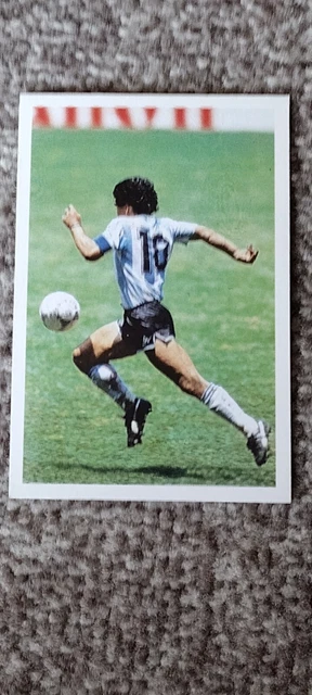 RARE - CARTE ROOKIE Diego Maradona - Une question de sport 1987 - Très ...
