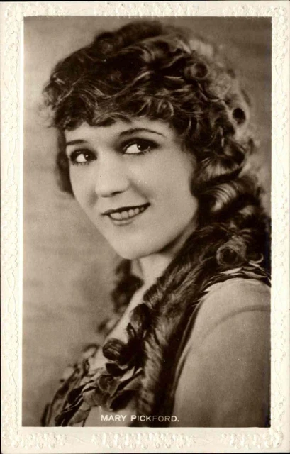 EARLY FILM STAR Actress Mary Pickford Frame Border Beagles Real Photo ...