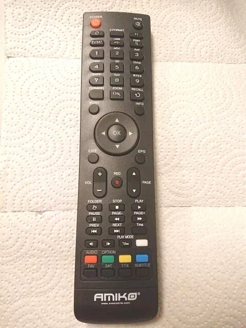 NEU! AMIKO STB HD Original Fernbedienung Mira uva. RC-HD Genuine Remote ...