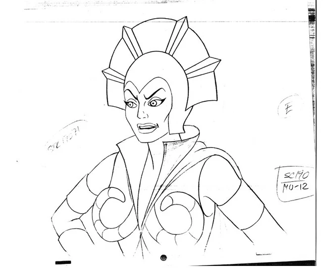 HE-MAN/SHE-RA MASTERS OF the Universe EVIL-LYN layout reference £10.00 ...