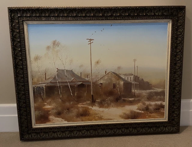 PAINTING OF COLONIAL Era Setting by artist Wildauer Kozar in Elaborate ...