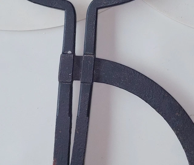 RARE COMPAS DE Tailleur De Pierre Charpentier Fer Forgé Art Populaire ...