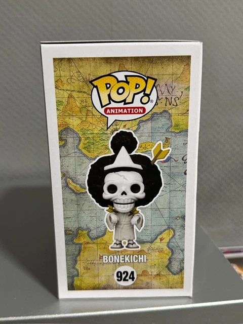 FUNKO POP! ONE Piece - Bonekichi #924 animazione anime Brook IMBALLO ...