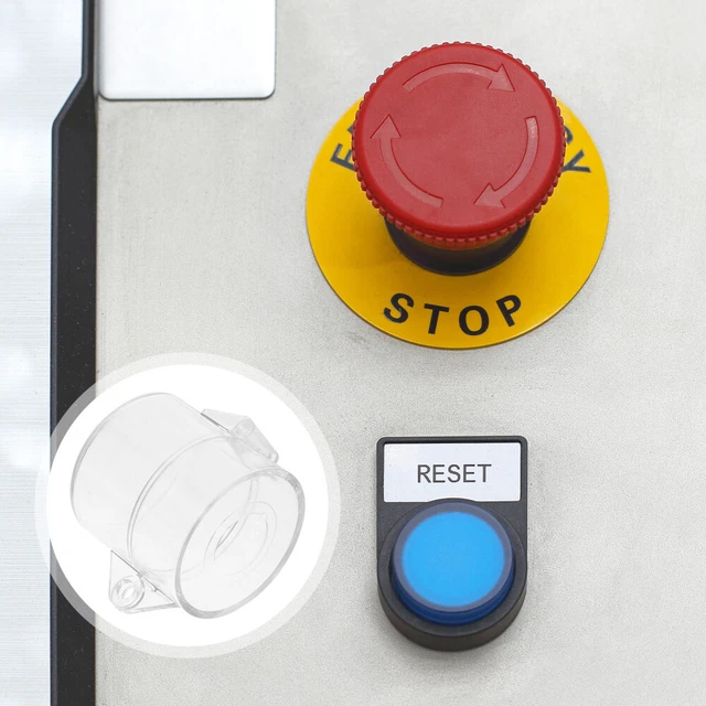 EMERGENCY STOP BUTTON Case Push Button Switch Cover Switch Button ...