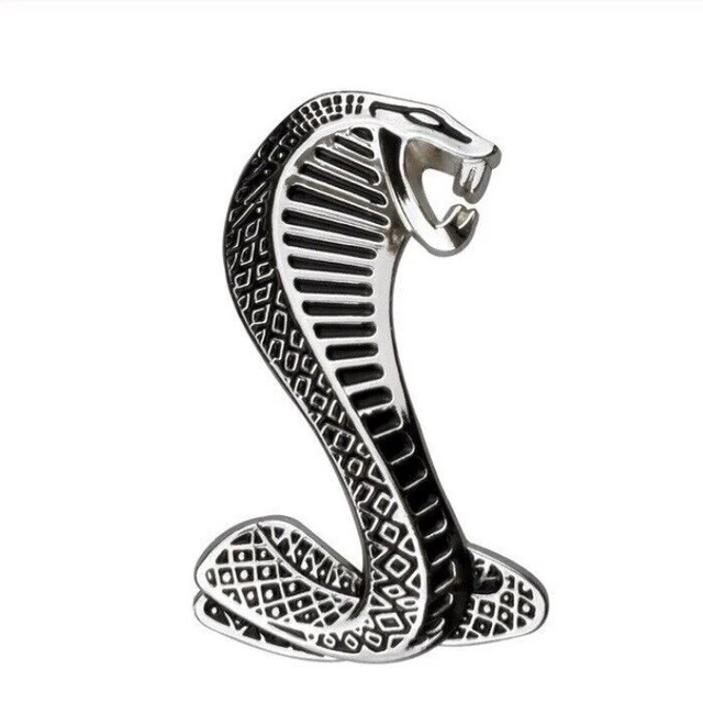 KOBRA SCHLANGE COBRA Emblem Sticker 3D Metall Auto Car Ford Shelby ...