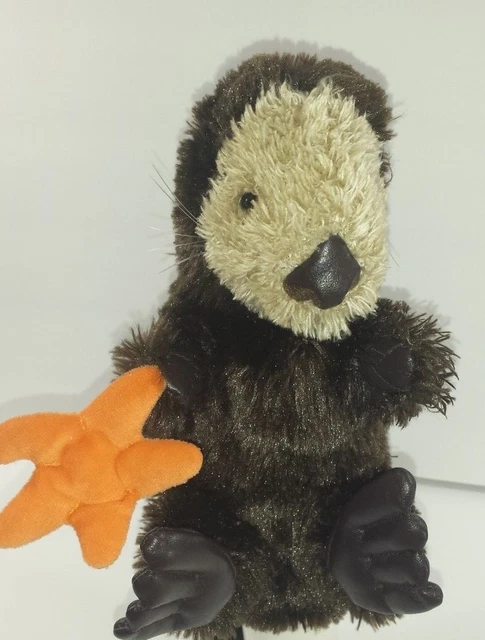 OTTER HAND PUPPET Full Body Folkmanis Story Telling Brown Otter With ...