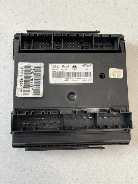 VOLKSWAGEN TRANSPORTER T5 BODY CONTROL MODULE 7H0937049AD £220.00 ...