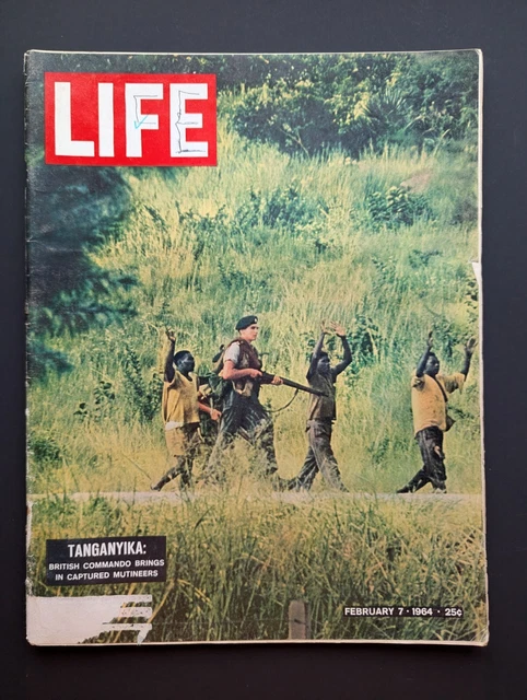 LIFE MAGAZINE FEBRUARY 7 1964 - Tanganyika British Commando Bagged ...