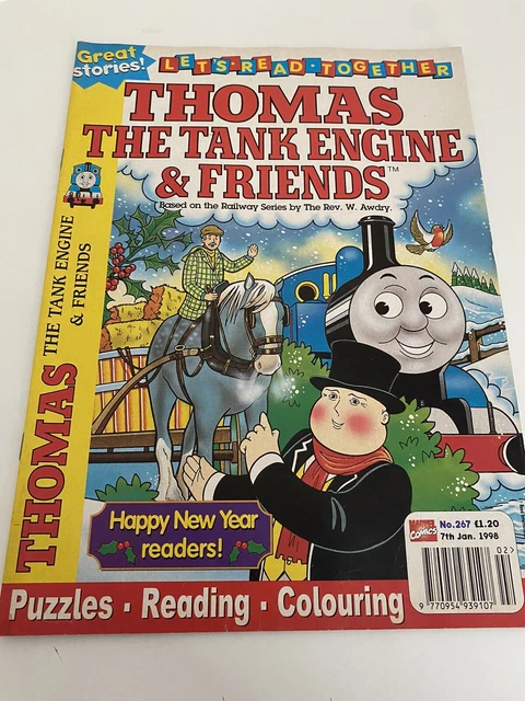 VINTAGE THOMAS THE Tank Engine & Friends Magazine 7th Jan 1998 Issue ...