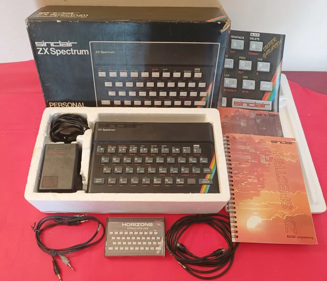 SINCLAIR ZX SPECTRUM 16K Boxato Completo Espanso 48K Issue 3 1983 ...